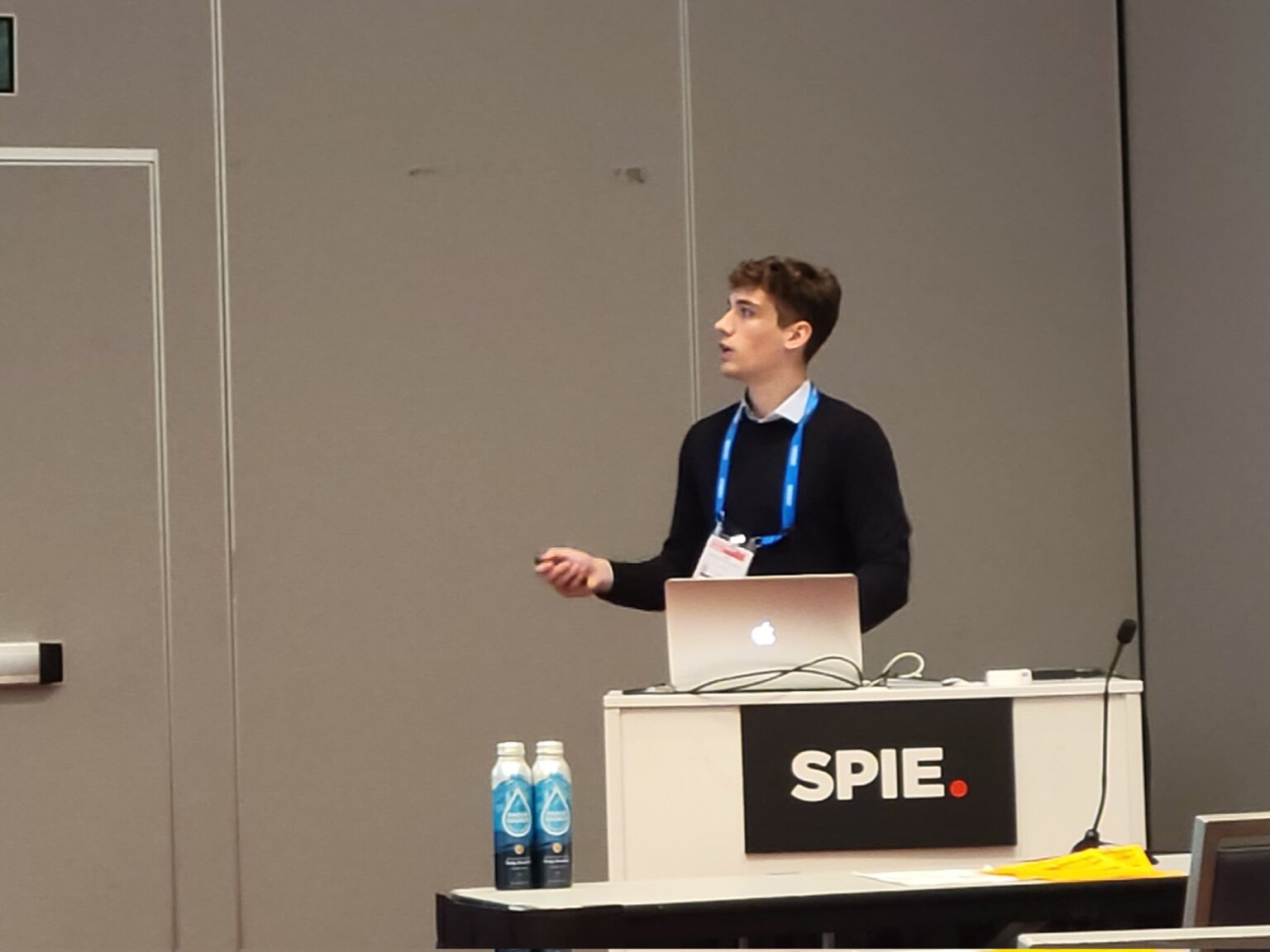 DavidがSPIE Photonics Westにてカオス秘匿通信の検討についての成果を発表します | Tanabe Photonic Structure Group